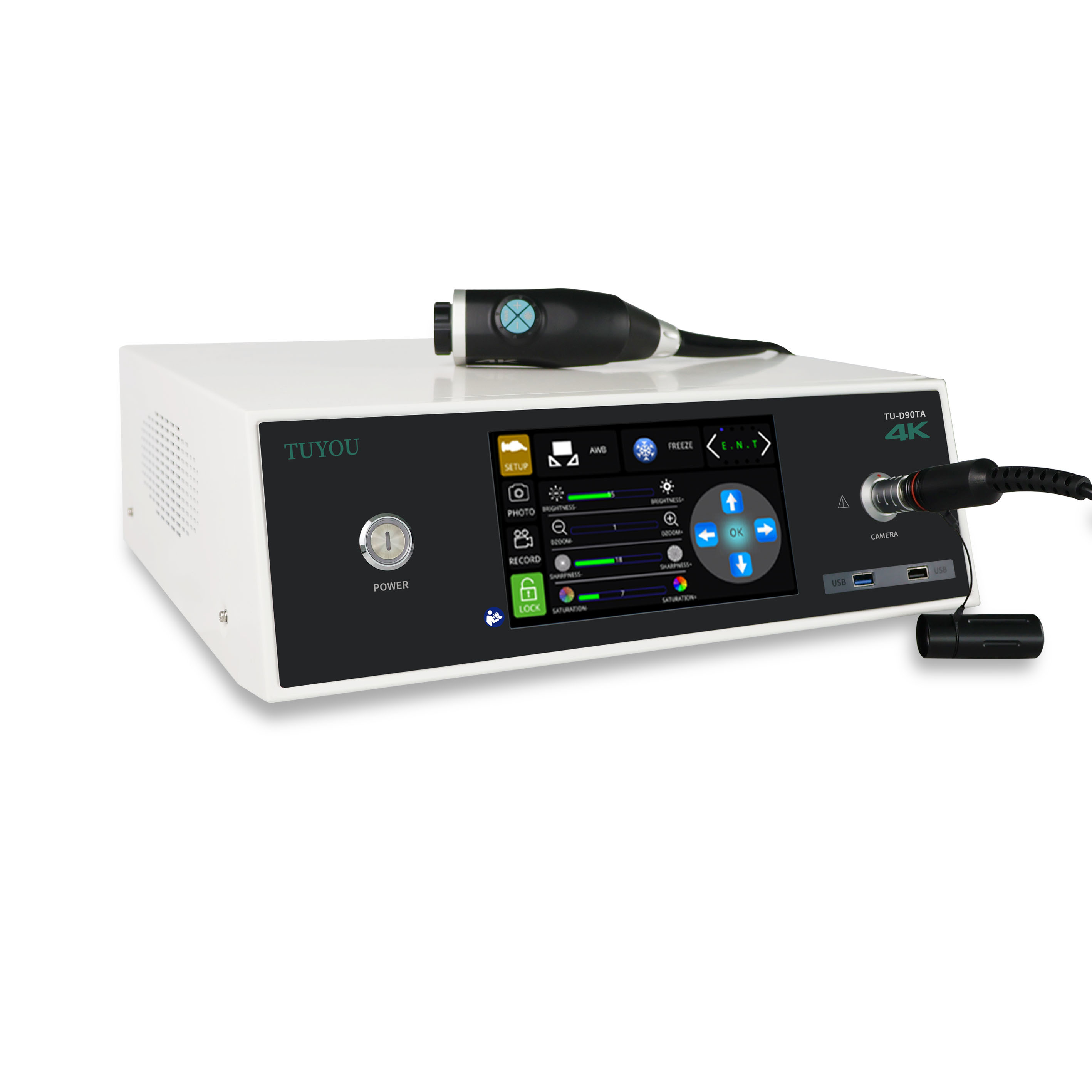 4K Integrated 2 In 1 Medical Endoscope Camera - 7" Touch Screen,CMOS ...