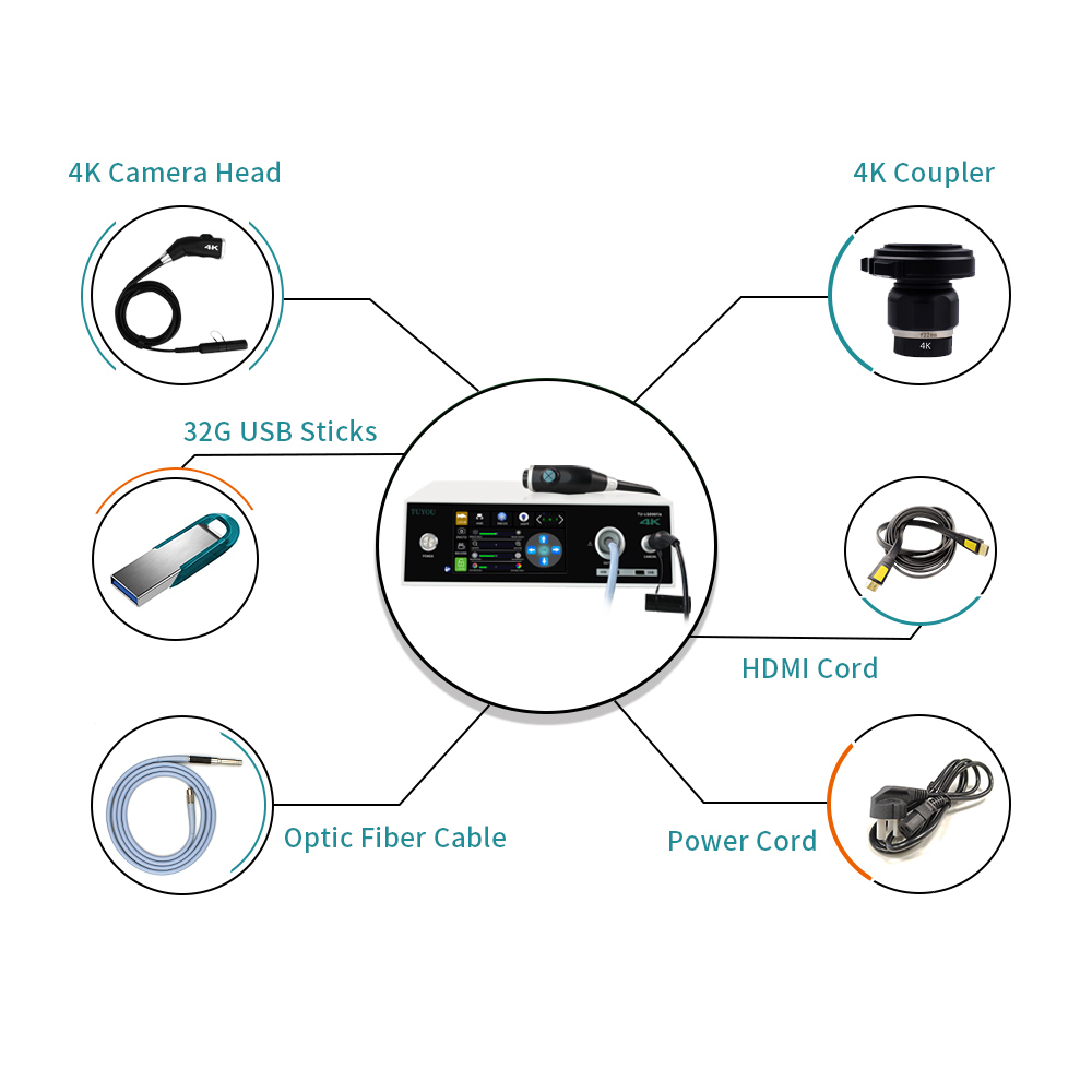 TU-LSD90TB 1080P Full HD Endoscope Camera System with 7 Inch Touch ...